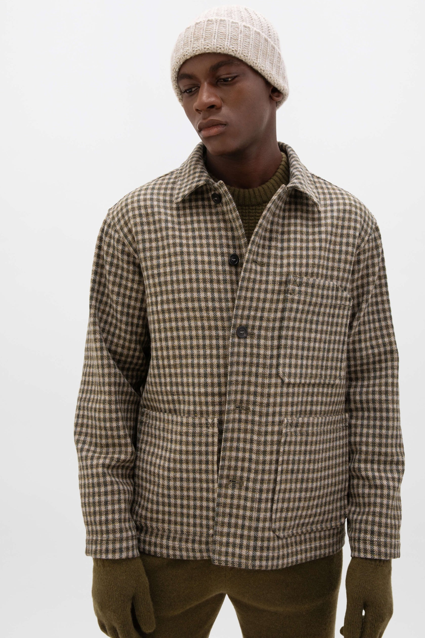 Grey & Brown Gunclub Weavers Jacket | Men's Tailoring | Johnstons of Elgin