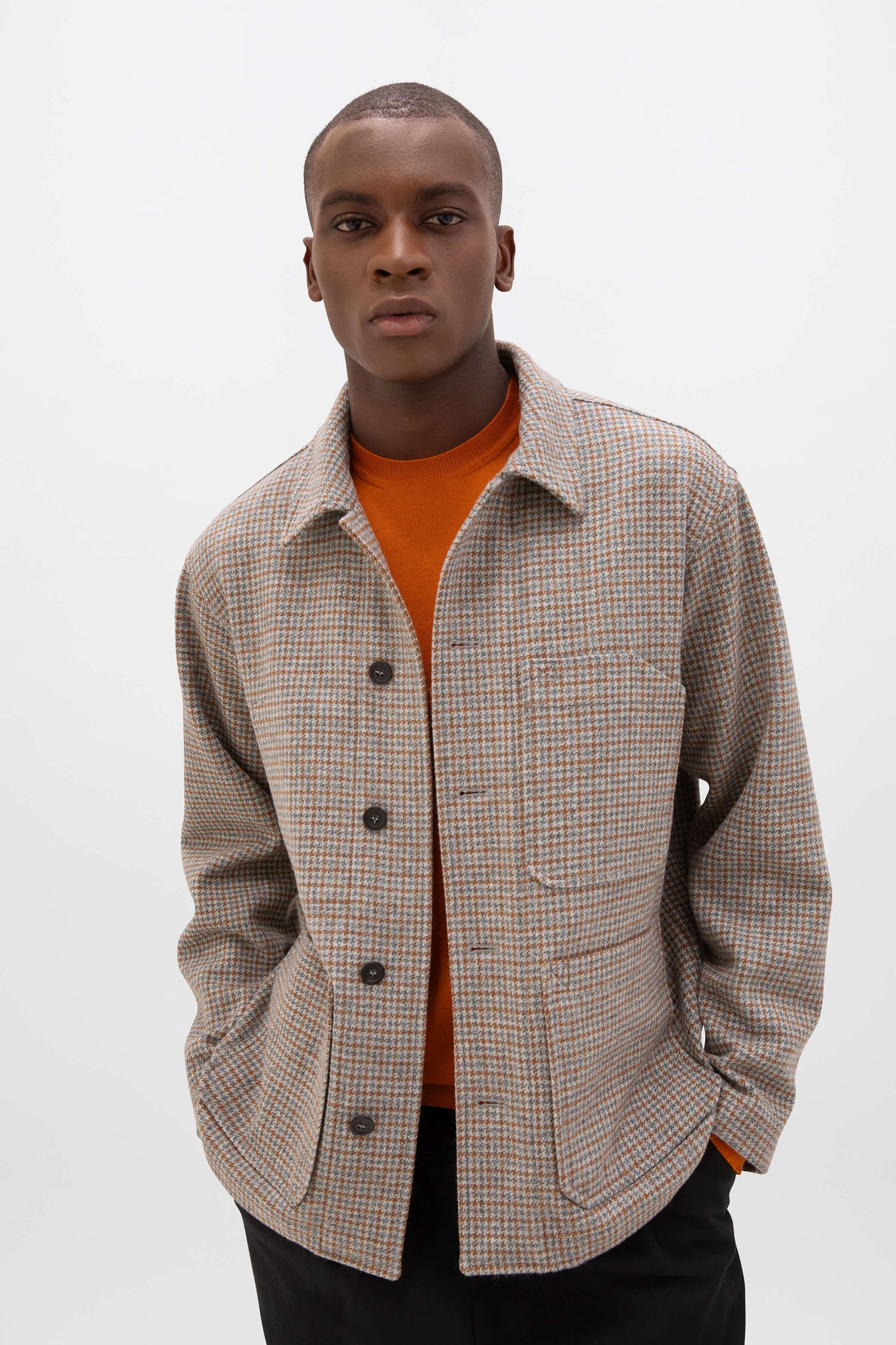 Grey & Brown Gunclub Weavers Jacket | Men's Tailoring | Johnstons of Elgin