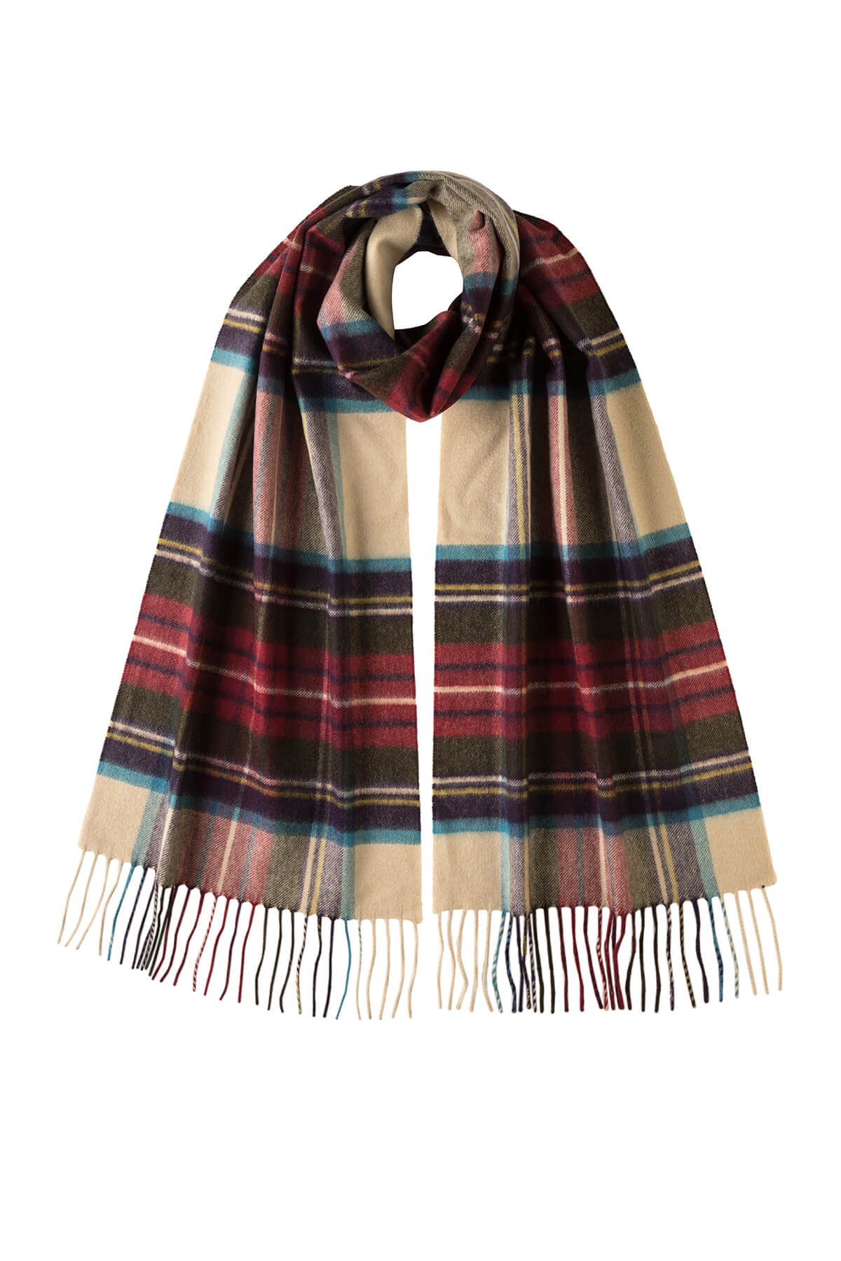 Wide Hessian Dress Stewart Tartan Cashmere Scarf – Johnstons of Elgin