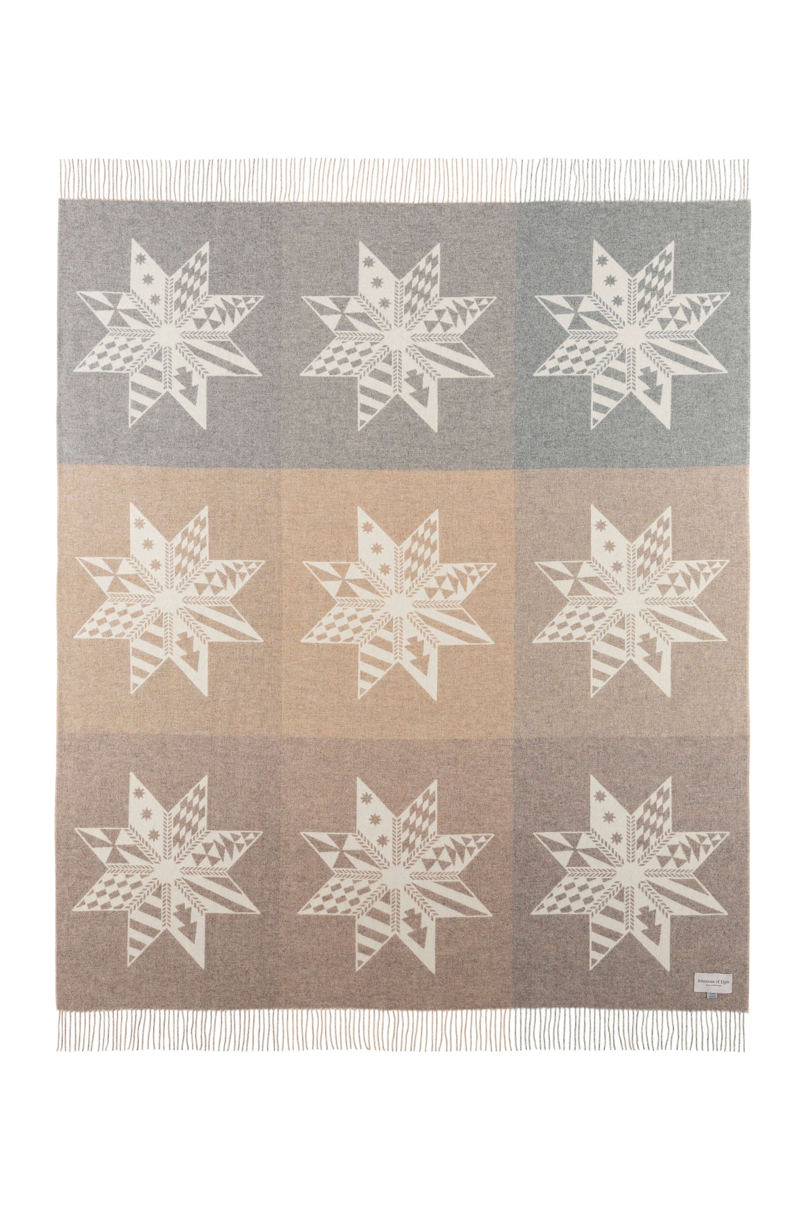 Natural Stars Cashmere Blanket | Cashmere Blankets | Johnstons of Elgin