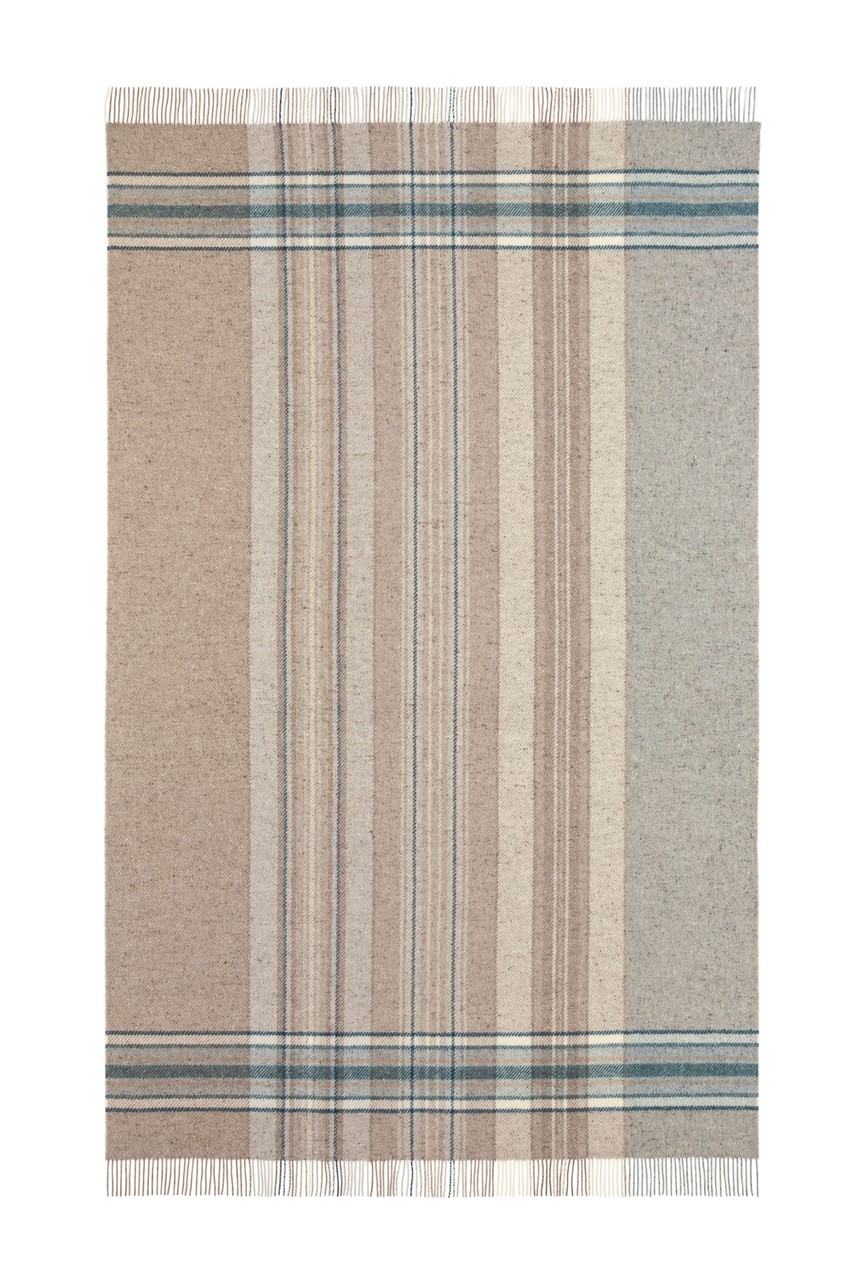 Donegal Teal Check Bed Throw – Johnstons of Elgin