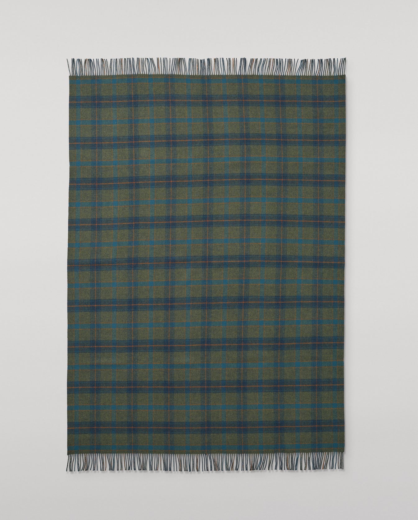 Check Double Face Lambswool Throw | Wool Blankets – Johnstons of Elgin