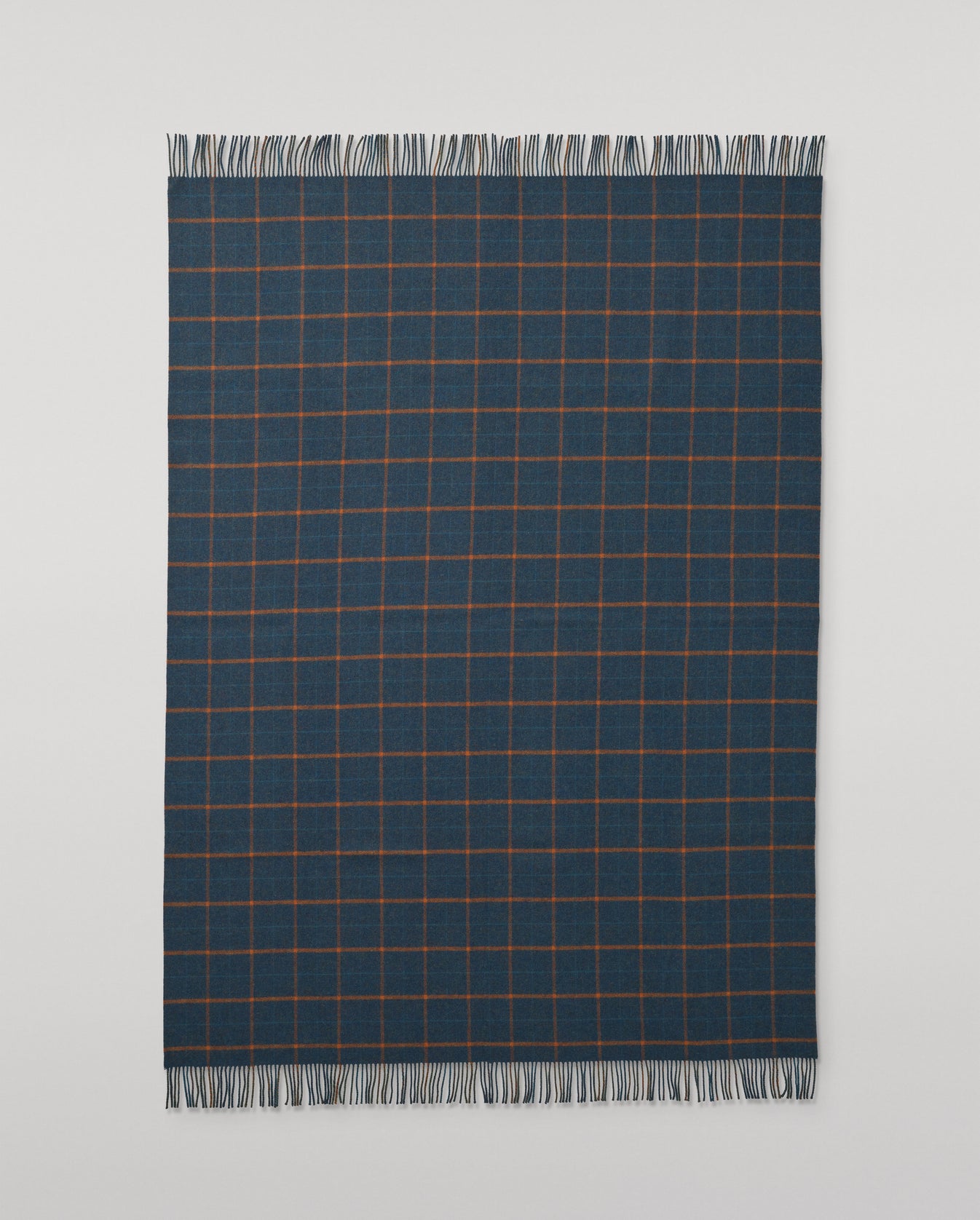 Check Double Face Lambswool Throw | Wool Blankets – Johnstons of Elgin