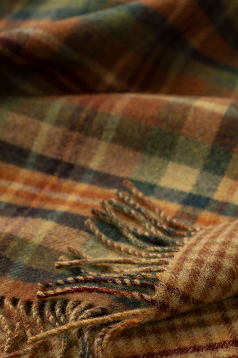 Double Face Lambswool Throw – Johnstons of Elgin