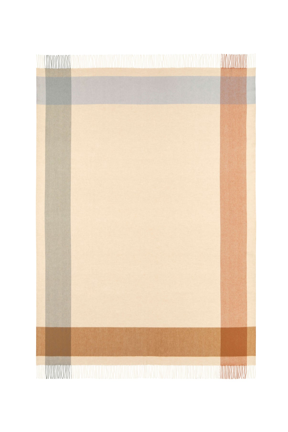 Warm Block Border Wool Throw – Johnstons of Elgin